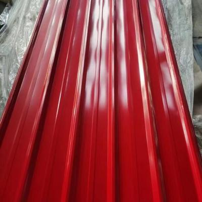 Astm Color Coated Corrugated Sheets Ppgi RAL Color Width 600-1250mm