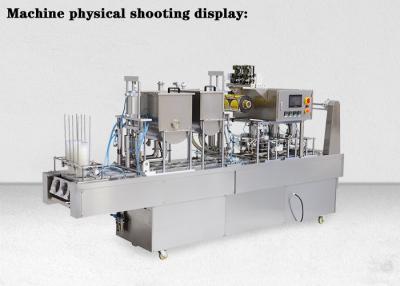 China OEM de etiquetado de Curd Cup Automatic Bottle Filling y de aislamiento 9KW 380V de la máquina que capsula en venta