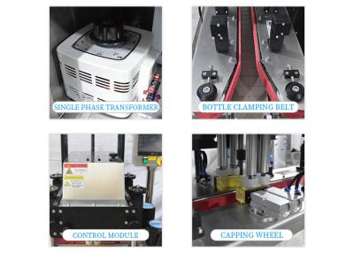 China 1.5KW Soda Glass Capping Automated Bottle Filling Machine SS304 130mm Dia for sale