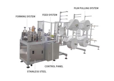 중국 N95 KN95 기계 4.5KW 단일 위상을 만드는 반자동 안면 마스크 판매용