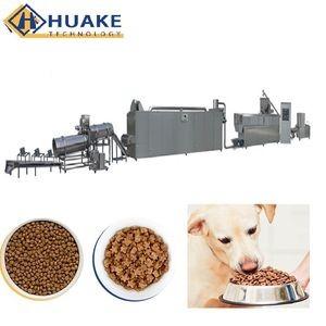 China Dry Animal Floating Fish Feed Pellet Making Extruder Plant Pet Dog Cat Food Processing Line Machine for sale