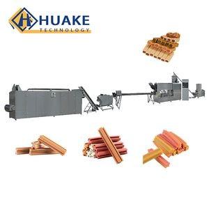 China Pet Treat Food Production Line Dog Chews Gum Machine Plant Extruder Machine for sale