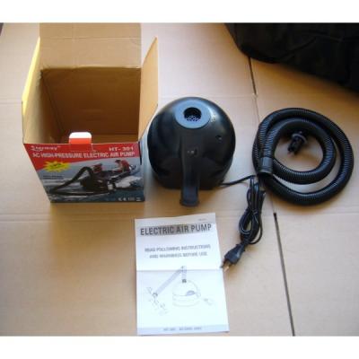 Μαύρα ABS 220V 400W ηλεκτρικά εξαρτήματα βαρκών αεραντλιών διογκώσιμα
