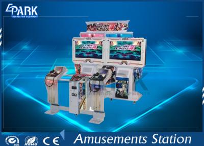 Chine 6 écran dynamique d'affichage à cristaux liquides de l'arme à feu HD de machines d'arcade de tir d'étape pour des enfants à vendre