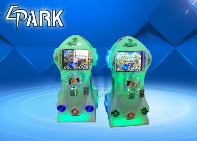 Chine Machine de jeu de courses d'automobiles d'enfants d'amusement avec la structure d'acier allié à vendre
