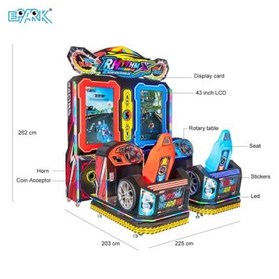 Китай Машина видеоигры имитатора гонок аркады парка атракционов ради веселья продается