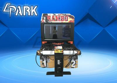 China Luxusgewehr-Schießen-Säulengang bearbeitet Münzen mit 55-Zoll-Bildschirm maschinell zu verkaufen