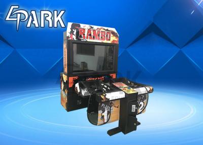 China Luxusgewehr-Schießen-Säulengang bearbeitet Münzen mit 55-Zoll-Bildschirm maschinell zu verkaufen