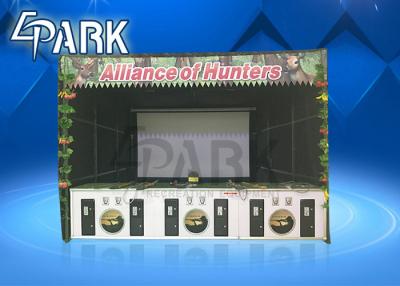 중국 1800W 1 - 6 선수 사수 아케이드 기계/3D 총격사건 게임 시뮬레이터 판매용