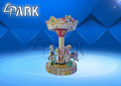 중국 회전 목마 테마 파크는 3개의 의자 똑똑한 디자인 80W를 가진 회전 목마 판매용
