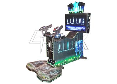 중국 1개의 선수 총격사건 아케이드는 42"를 페달 시뮬레이터 게임 기계를 가진 외국인 근절 기계로 가공합니다 판매용