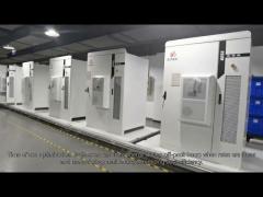 야외 산업용 상업용 에너지 저장 시스템 사용자 지정 46kwh-215kwh 에너지 저장