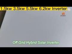 6.2kW High Voltage Hybrid Inverter 48V Pure Sine Wave 12400VA Surge Power MPPT