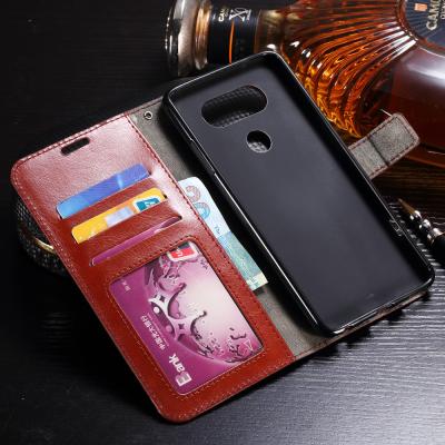 Cina Unità di elaborazione esile del sintetico di misura del LG V20 della cassa resistente ai colpi del portafoglio con la funzione della fessura per carta in vendita