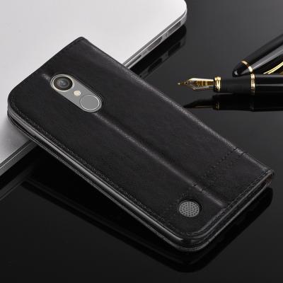 Cina Copertura magnetica di vibrazione del LG K8 della fessura per carta, caso di cuoio protettivo di stile laterale di vibrazione in vendita