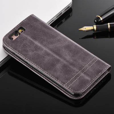 Cina Huawei P10 PIÙ la fessura per carta resistente due di caso di cuoio magnetico per l'affare in vendita