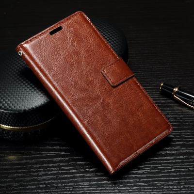 Cina Cassa del cuoio di Crazy Horse Sony Xperia per XP con la copertura posteriore molle 62g di TPU in vendita