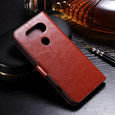 Cina La cassa protettiva del cuoio del LG per stile in foglio fatto a mano del LG V20 laterale si apre con il foro in vendita