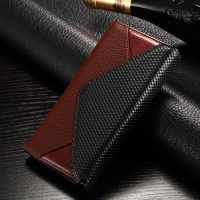 Cina Stile della busta di colore di contrasto della cassa del portafoglio del cuoio di Samsung del Galaxy Note 5 con TPU morbido in vendita