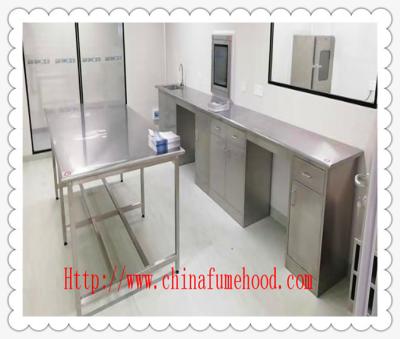China Practical Metal Stainless Steel Lab Bench Casework Multiscene Waterproof for sale