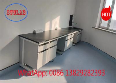 중국 Multiple Cabinet Stainless Steel Wood Chemistry Lab Workbench Manufacturer With Fire / Chemical Resistance 판매용