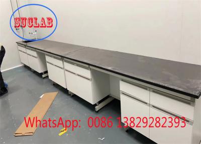 China Customizable Fire Resistant Chemistry Lab Benches with Multi Cabinets and Excellent Customer Service en venta