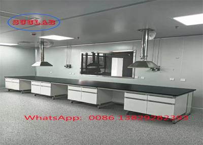 중국 Customizable Safety Chemistry Lab Workbench with Cabinets and Fire Resistant Structure 판매용