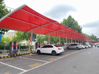 Quality Structure Tensile Membrane Shed Roof Steel Structure Tensile Fabric Canopy Roof Support for sale