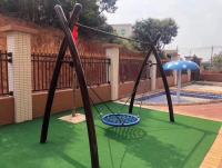 Quality Eco Safe Wood Commercial Outdoor Play Equipment Playground Swings For Adults for sale