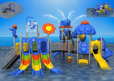Outdoor Indoor Amusement Park Equipment Metal 10 Passenger Water Park Slide