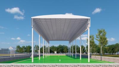 Quality Stadium Canopy Tensile Membrane Structure Tensile Roof Covering For Sports for sale