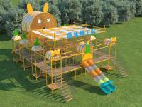 Quality Customized Commercial Outdoor Playground Equipment Colorful Indoor Outdoor Amusement Park for sale