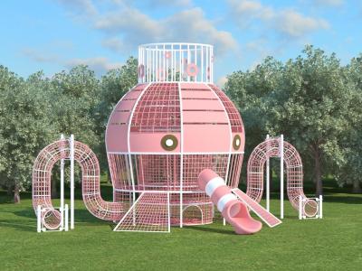 Outdoor Childrens Climbing Frames Childrens Exercise Climbing Equipment 20M