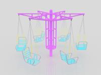 Quality Outdoor Inclusive Swing Wood Children Playground Equipment 500kg Children Swing Chair for sale