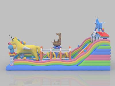 Inflatable PVC Bouncy Castle Park Children'S Small Indoor Bouncy Castle Slide