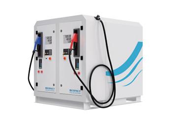 China Brand Bernet 1000L 3000L Mini Micro Mobile Container Dispensador de Estação de Combustível Portátil Construído em Tanque à venda