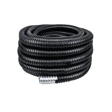 High temperature resistant flexible metal conduit with plastic coating