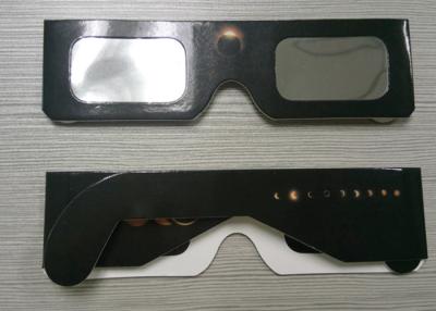 China Vidros do eclipse para olhar o ponto de Sun - máscaras solares seguras do eclipse do cartão à venda