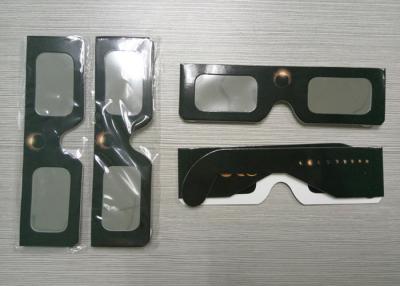 China Vidros do eclipse para olhar o ponto de Sun - máscaras solares seguras do eclipse do cartão à venda