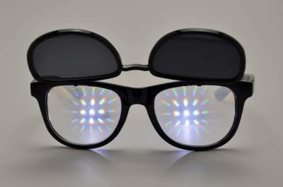 China Fuegos artificiales de moda de la difracción 3D de Wayfare que ven gafas de los vidrios en venta