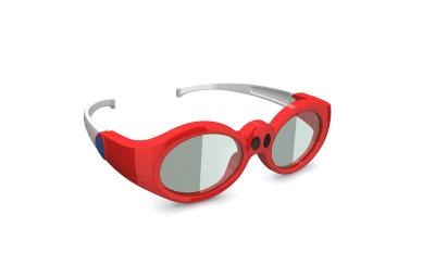 China Van het het Kader Actieve Blind van PC de Plastic 3D Glazen met DLP-Verbinding 45g 2.2mA Te koop