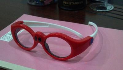 China Gewohnheit scherzt Gläser Lcd-Linsen DLP-Verbindungs-3D für Fernsehroten Rahmen 120Hz zu verkaufen