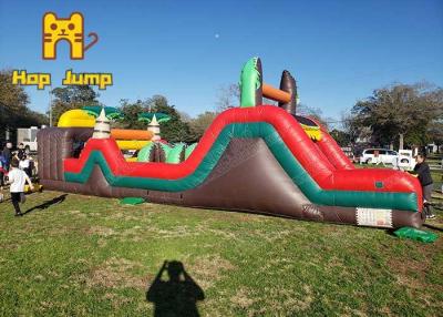 Cina Corsa ad ostacoli gonfiabile all'aperto di GSKJ Jumper For Adults Rental in vendita