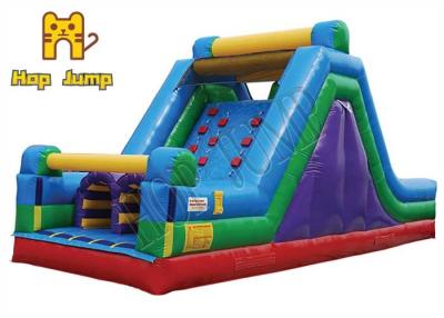 Cina Castello gonfiabile di corsa ad ostacoli del parco di divertimenti 10m Assault Course Bouncy in vendita