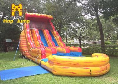 中国 浮遊ゲーム水公園の膨脹可能なスライド0.55mmポリ塩化ビニールのWaterslideのジャンパー 販売のため