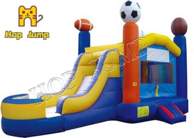 中国 GSKJの謝肉祭のゲームの子供のInflatables 4x7の乾燥したスライドの跳ね上がりの家 販売のため