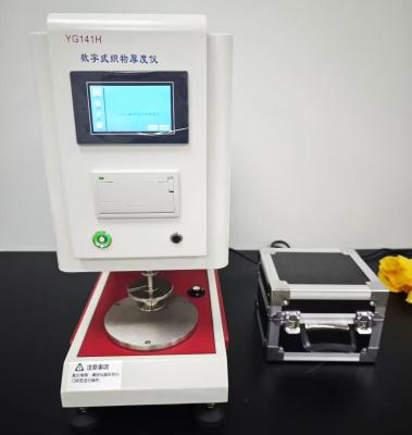 China Textile Testing Equipment Factory YG141H Digital Fabric Thickness Tester for sale
