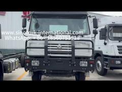 시노트럭 HOWO 8X4 화물 트럭 400hp 12 바퀴 귀신 얼굴 카비