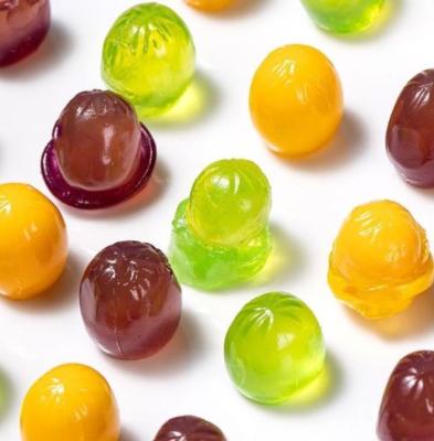 China Peelable Sweet Filled Gummy Balls Real Fruit Juice Mango Original Flavored for sale
