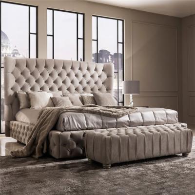 中国 Size Bed Cama Diamondイタリア様式の現代贅沢な王は房状になっていた 販売のため